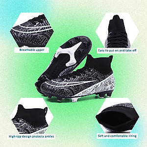 Soccer Cleats Mens Women Football Cleats Soccer Shoes Tacos de Futbol para Hombre Football Shoes for Turf Futsal Shoes Cleats Football Turf Cleats Professional Football Training Boots AG FG