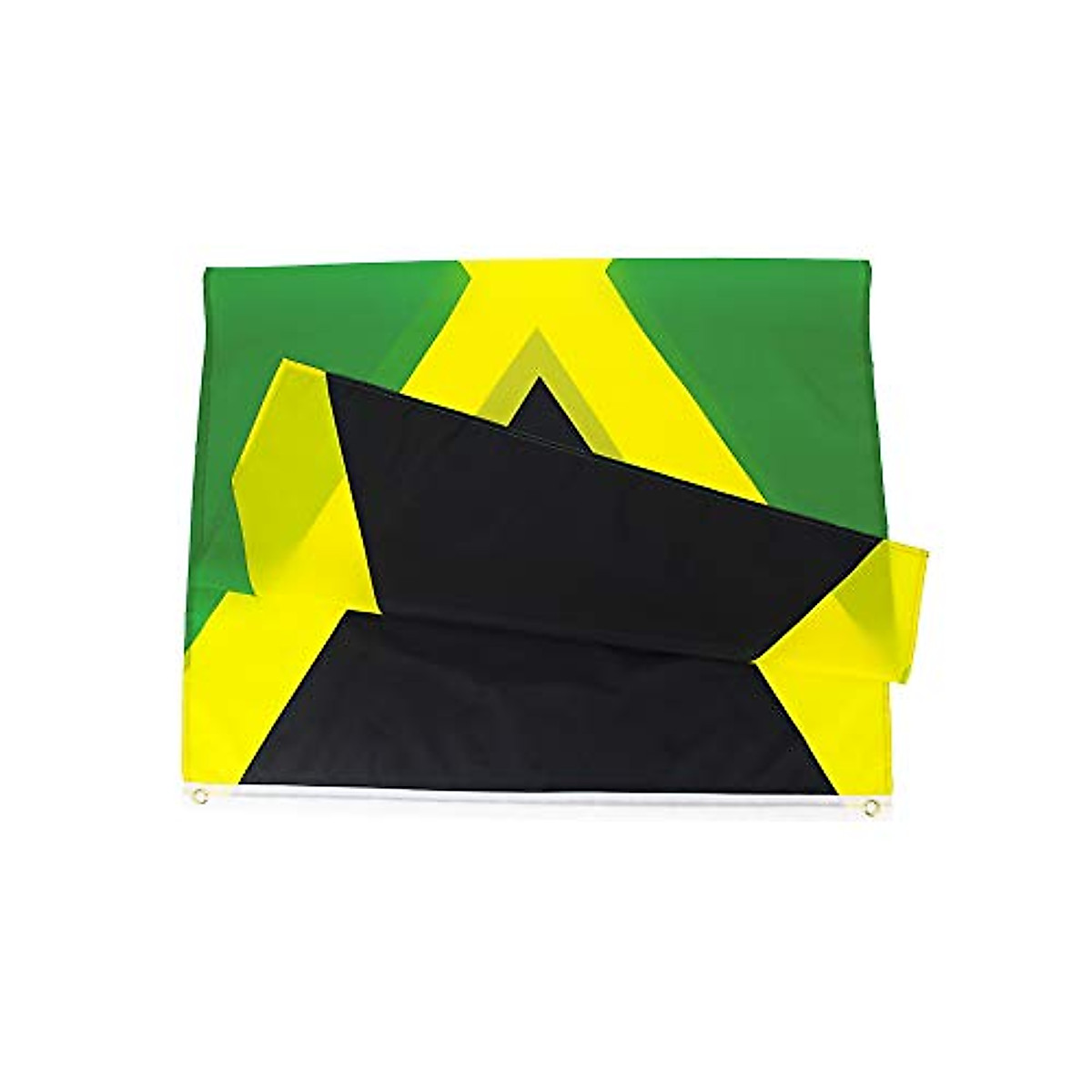 ANJOR Jamaica Flag 3x5 Foot Jamaican National Flags with Brass Grommets 3 X 5 Ft