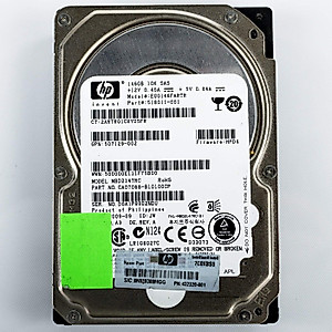 HP 507129-002 146GB 10000RPM 2.5INCH Dual Port SAS 6GBITS HOT PLUGGABLE Hard Disk Drive with Tray (Renewed)