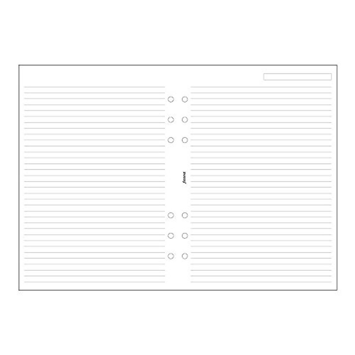 Filofax A5 Ruled White Paper (B343008)