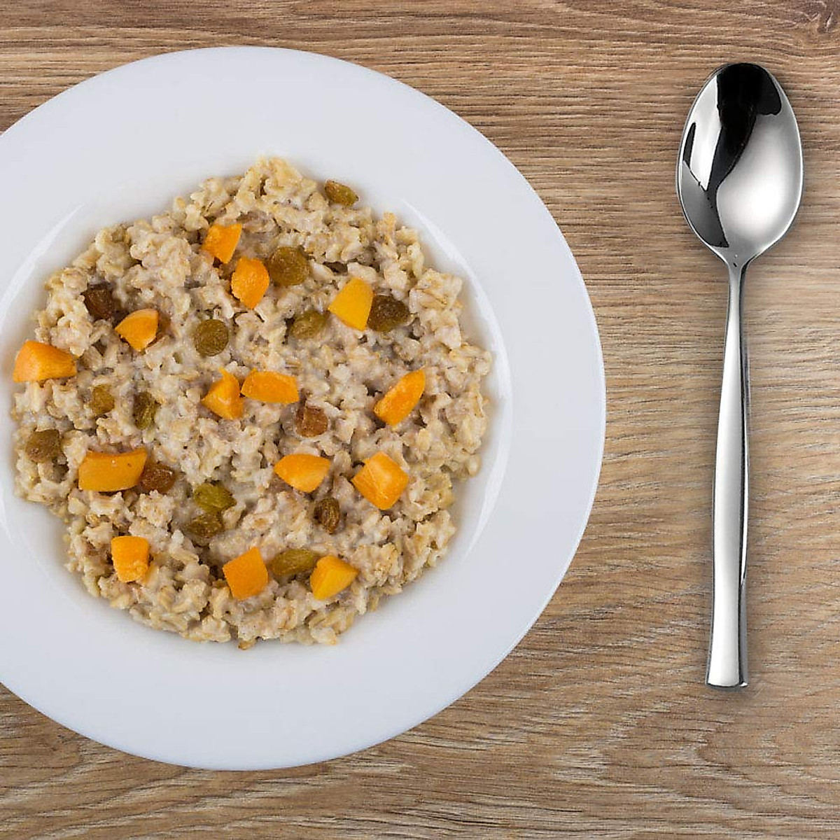 Idotry 12-Piece Stainless Steel Dinner Spoons, 7.96 Inches