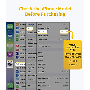 UNBREAKcable Protective Glass for iPhone SE 2022/2020, Pack of 2 Screen Protector for iPhone SE 2020/8/7/6/6s, [9H Hardness], 2.5D Double Defense Series Screen Protector, Scratch-Resistant,