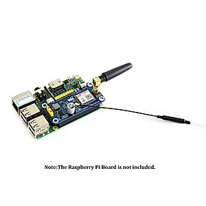 Waveshare GSM/GPRS/Bluetooth 3.0 HAT for Raspberry Pi 2B/3B/3B+/Zero/Zero W Based on SIM800C Support SMS Data Transfer ect