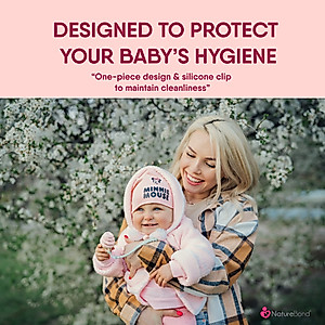 Naturebond Teething Toys - BPA Free Ice Cream Baby Teethers for Babies 0-6 Months, 6-12 Months, Must Have for Baby Teething Relief, Baby Toys 0-6 Months with Free Silicone Sling Pacifier Holder Clip