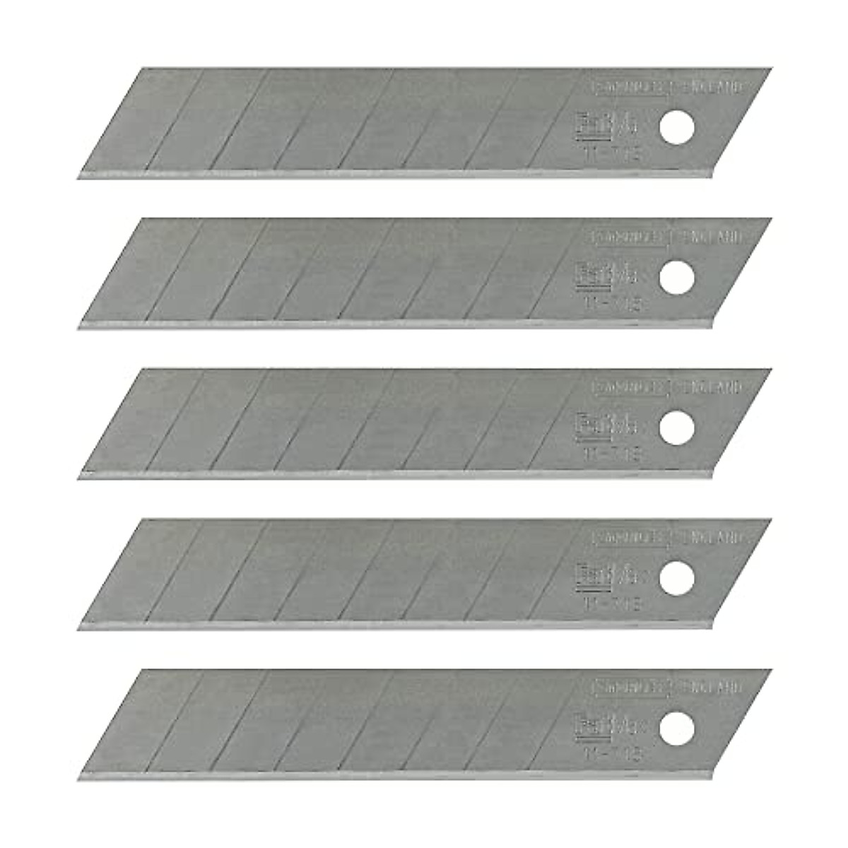 Stanley 0-11-718 Snap Off Blade (5 piece), Silver