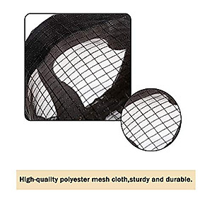 8PCS Plastic Bag Holders,Mesh Hanging Garbage Bag Dispensers,Recycling Grocery Shopping Bags Storage for Home and Kitchen
