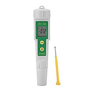 Pen Type Orp Meter Oxidation, Misuratore Orp Tester Digital for Tank Reduction Potentiometer Digital Water Quality Measurement Meter Orp Temp Meter