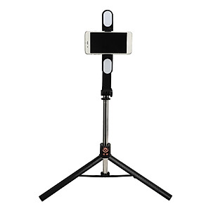 Cell Phone Tripod Stand, Extendable 3 Color Temperature Cell Phone Selfie Stick Tripod for Travel