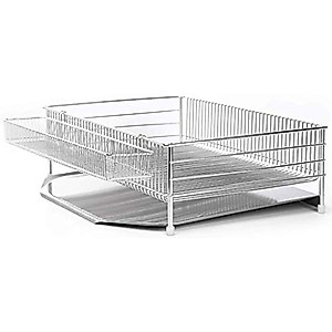 SDGH Stainless Steel Dish Rack - Hanging Shelf Kitchen Drain Rack Storage Filter Shelf