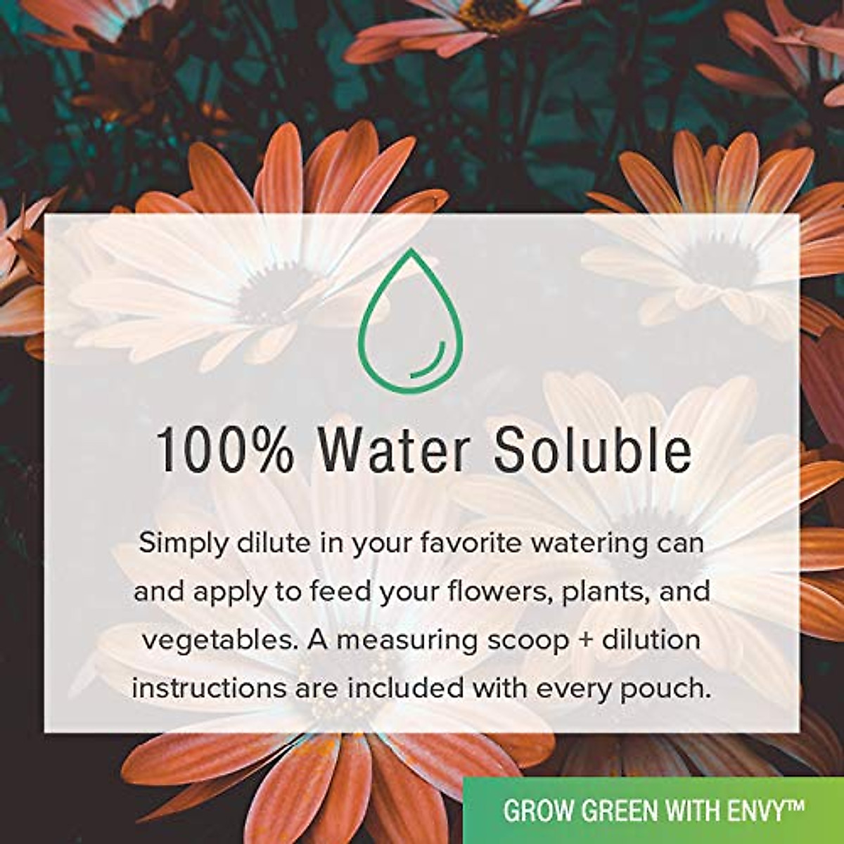 ENVY Magnesium Sulfate Plant Food - Water Soluble Epsom Salts | Fertilizer for Roses, Flowers, Shrubs, Vegetables and Trees (1.5 lbs)