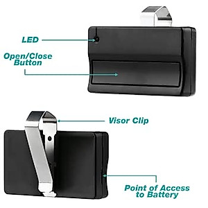 2X Garage Door Remote Opener for LiftMaster 371LM