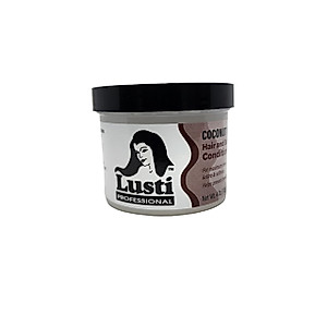 Lusti Coconut Oil Hair & Scalp Conditioner for Maximum Sheen, 4 Fl. oz