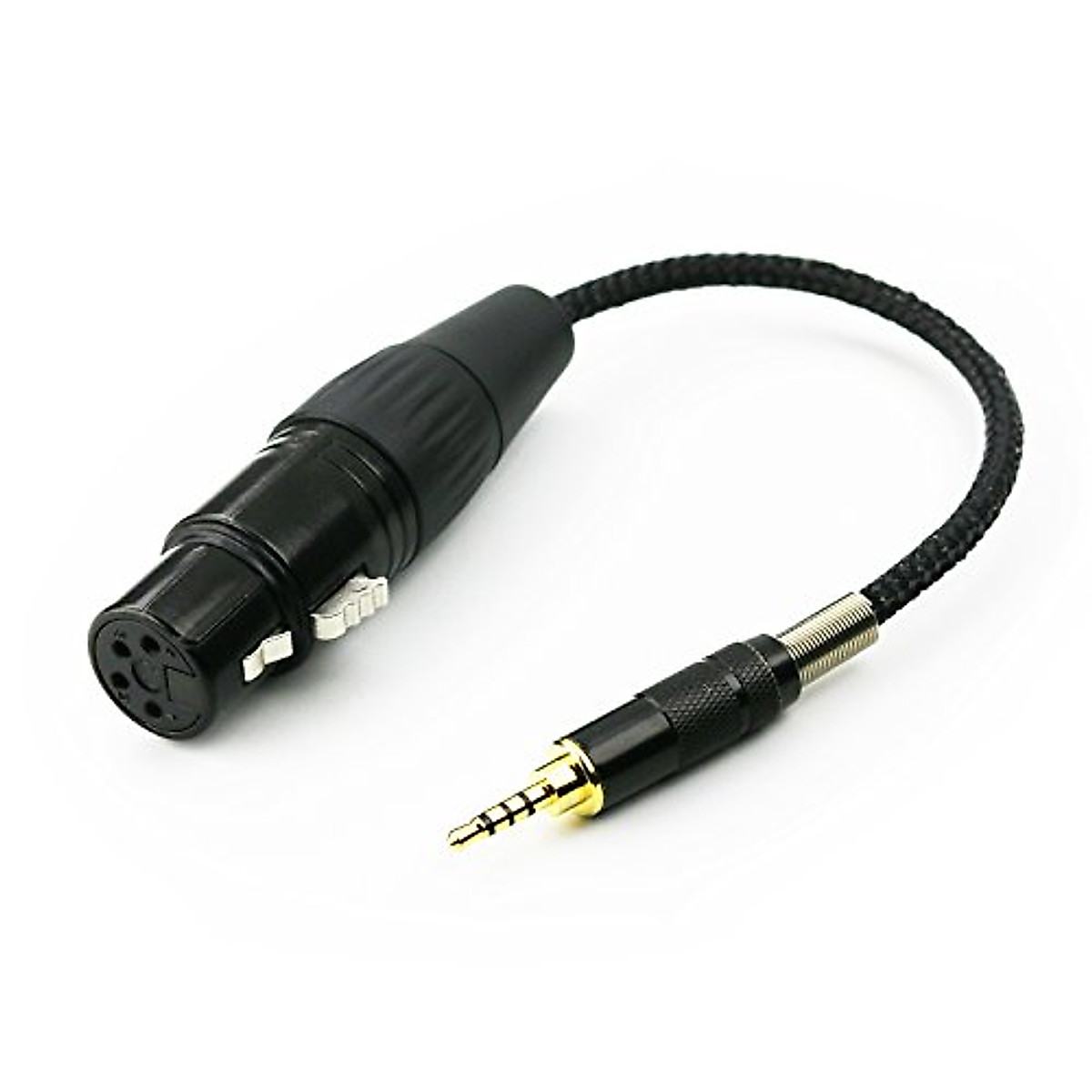 NewFantasia 2.5mm Trrs Balanced Male to 4-pin XLR Balanced Female Headphone Audio Adapter for Astell&Kern AK240 AK320 AK380 for onkyo DP-X1 FIIO X5III XDP-300R