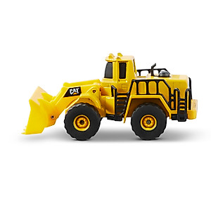 CAT Construction Toys CAT Construction Die Cast Metal 3 Pack Vehicles - Steam Roller/Excavator/Wheel Loader for Ages 3+