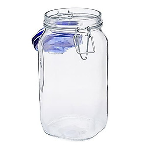Bormioli Rocco Fido Jar - 1.5 Liter (50.75 oz.) - Blue