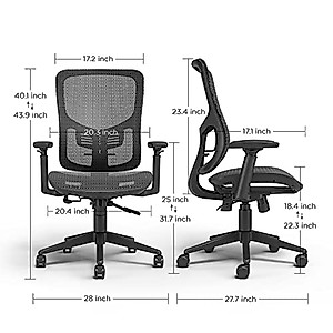STAPLES 2260271 Kroy Mesh Task Chair Black