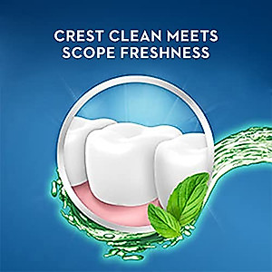 Crest Scope Classic Mouthwash, Original Formula, 500 Ml, 4 Count