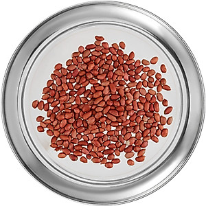 JOIKIT 4 Pack 12 Inch Stainless Steel Plate, Round Metal Dinner Plates, Kitchenware Dinner Dishes Serving Tray Large Camping Plates for BBQ, Snack, Food Serving, Dishwasher Safe