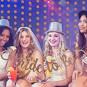 Rose Gold Glitter Bride to Be Banner Bridal Shower Banner Bride to Be Sign for Bridal Shower Wedding Engagement Bachelorette Party Decor