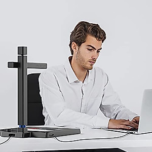 CZUR Shine 500 Surface Pro DC Document Scanner, 5MP Document Camera + 2MP Webcam+ Working Surface, A4 Scanner for Computer/Laptop, 180+ Languages OCR, Fast Scan 1s/Page, for PC/Mac