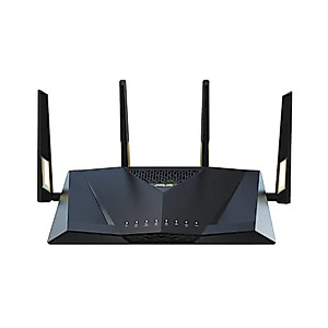 ASUS RT-AX88U Pro (AX6000) Dual Band WiFi 6 Extendable Gaming Router, Dual 2.5G Ports, ASUS Rangeboost Plus, Port Forwarding, Subscription-Free Network Security, Instant Guard, VPN, AiMesh Compatible