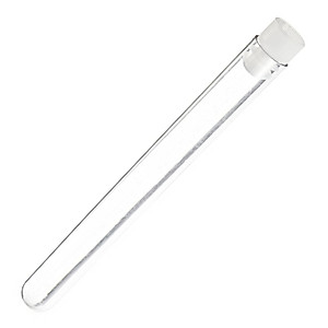 16x150mm PS Test Tubes, With 16mm Flange Cap, Natural (Pack 10) Karter Scientific 401K2