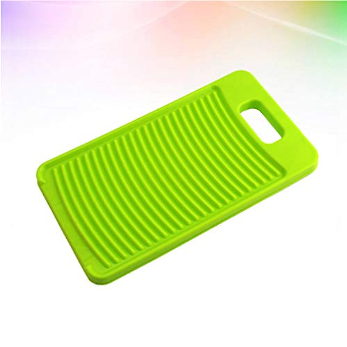 Ipetboom Mini Washboard Plastic Washing Board Household Mini Washboard Portable Laundry Board for Home (Green)