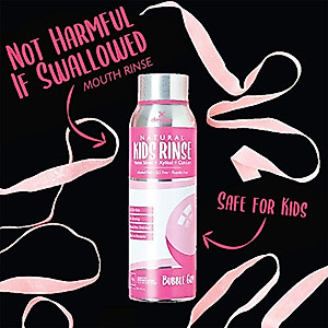 Elementa Essentials Kids Bubble Gum | Mouth Rinse Oral Care 20 oz | Dentist Recommended | Neutralizes Oral Acid | Fresh & Healthy Natural Mouthwash for Kids