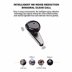 Astren Zyre Noise Cancelling Wireless Earbuds with Mic, Bluetooth 5.0, and Quick Charging Case, IPX5 Waterproof and Sweat Resistant for Running, Exercise, Sports, 8 Hour Playback