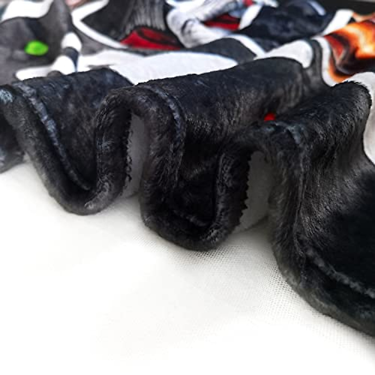 Horror Movie Blankets for Adults，Halloween Fleece Horror Throw Blanket for Couch,Bed and Sofa.Soft Cozy Fuzzy Blankets,Lightweight Flannel Blanket (60"× 40")