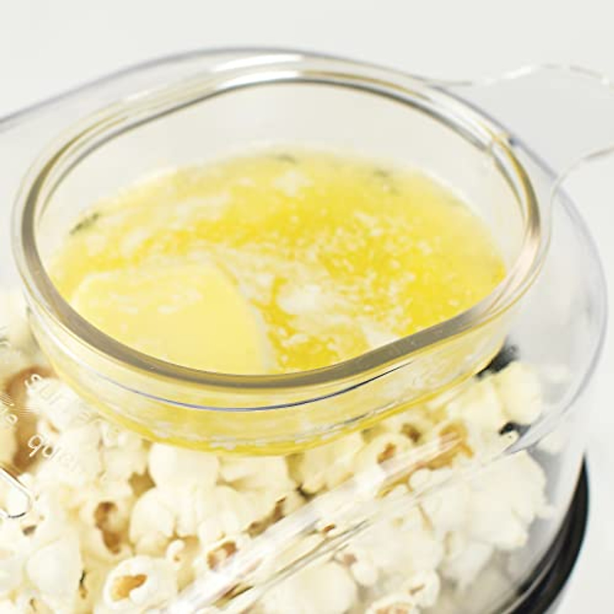 Nostalgia Popcorn Maker, 16-Cup Healthy Hot Air Popcorn Machine, Oil Free, Kernel Measuring Cup and Butter Melting Tray, Aqua