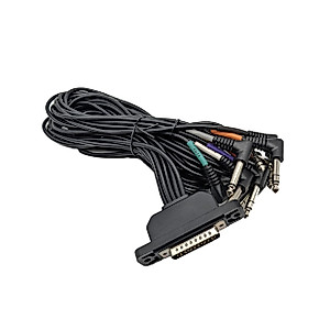 Alesis Nitro Drum Module with Cable Snake and Silverline Audio 10ft Auxiliary Cable Bundle