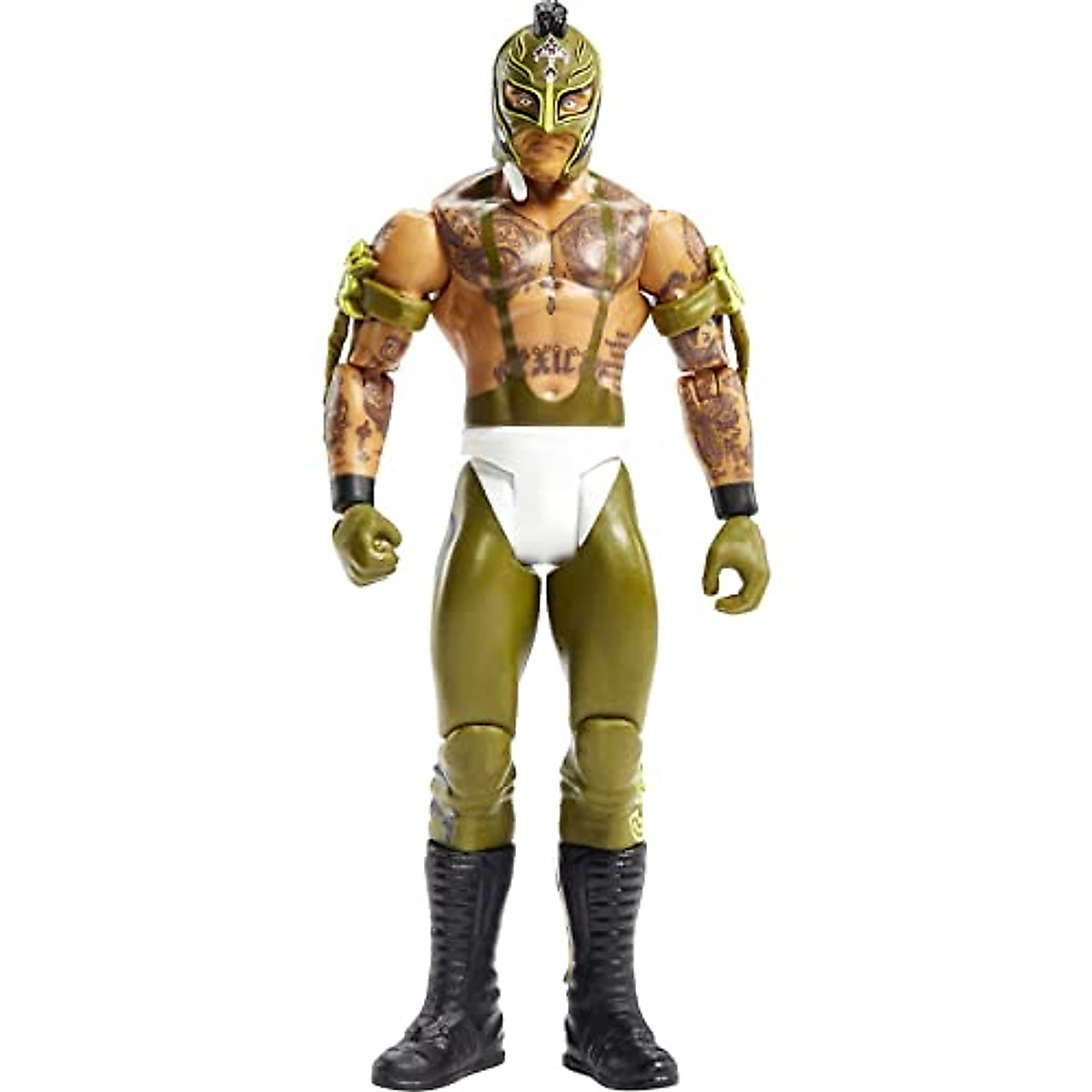 WWE Basic Rey Mysterio Action Figure, Posable 6-inch Collectible for Ages 6 Years Old & Up, Series # 127