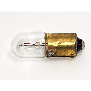 CEC Industries #44 Bulbs, 6.3 V, 1.575 W, BA9s Base, T-3.25 shape (Box of 10)