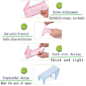 LKH 8 Piece Set Shoe Slots, Shoe Organizers and Storage, Shoe Organizer - Pink (Color : Pink)