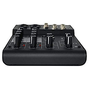 Rockville RockMix 4 Channel Mic/Instrument Pro Recording Mixer+USB Interface/EQ