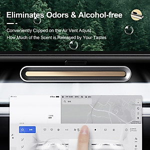 COSLAKE Car Air Freshener in Vent for Tesla Model Y/3 Accessories, Air Fragrance Diffuser Set Includes 6 Long-Lasting Fragrance Sticks + 2 DIY Stick