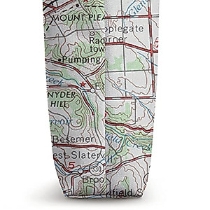 Vintage Ithaca NY Map (1968) Tote Bag