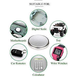 Toshiba CR1620 3V Lithium Coin Cell Battery Pack of 5