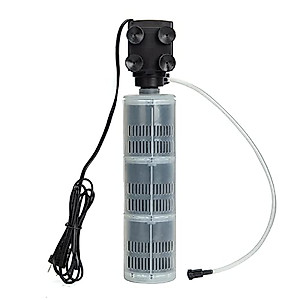 AQUA-ATL 480 GPH Aquarium Submersible Internal Filter for (Up to 160 Gallon) Fish and Turtle Tank Pond (480 GPH Filter)
