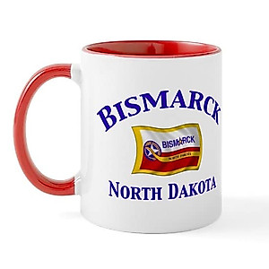CafePress Bismarck, North Dakota Mug Ceramic Coffee Mug, Tea Cup 11 oz