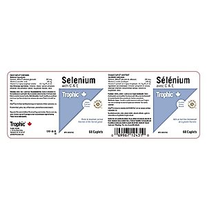 TROPHIC Selenium with C E, 60 CT