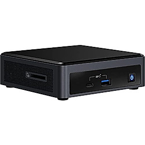 Intel NUC Kit Home & Business Mini Desktop Black (Intel i5-10210U 4-Core, 64GB RAM, 1TB PCIe SSD, Intel UHD, WiFi, Bluetooth, 1xHDMI, SD Card, Win 10 Home) with Hub