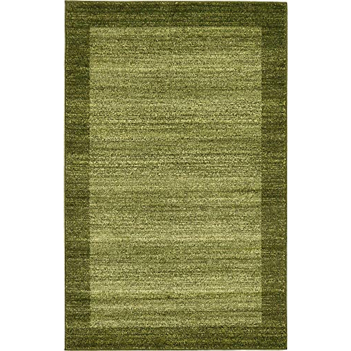 Unique Loom Del Mar Collection Area Rug-Transitional Inspired with Modern Contemporary Design, 3' 3 x 5' 3 Rectangular, Light Green/Beige