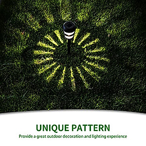 GIGALUMI 12 Pack Solar Garden Lights, Outdoor Solar Lights Waterproof, Automatic Solar Pathway Lights for Yard, Landscape, Lawn, Patio, Path, and Driveway (Cold White)