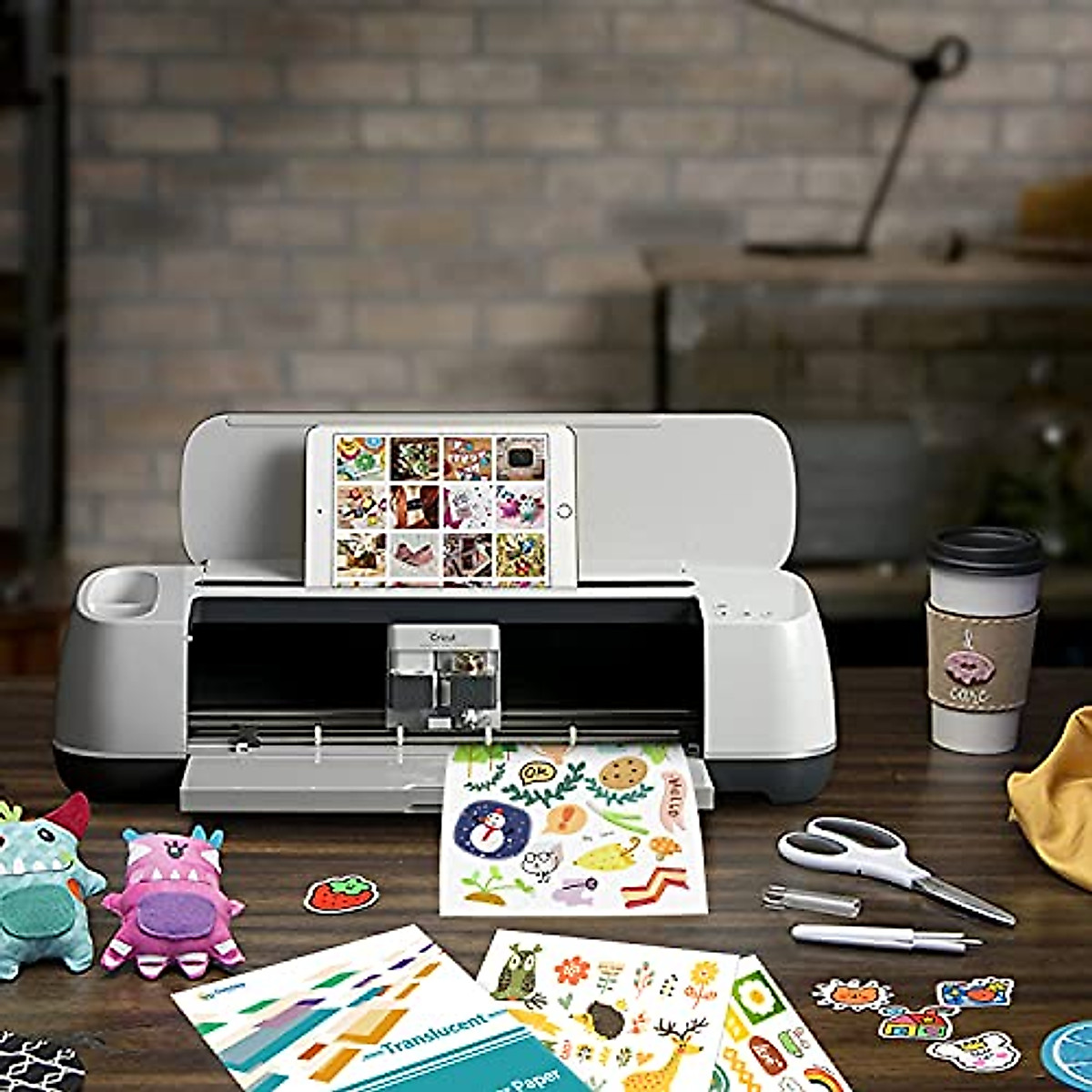 Sticker Paper Printable Vinyl for Inkjet Printer, 50 Sheets Translucent Waterproof Clear Labels