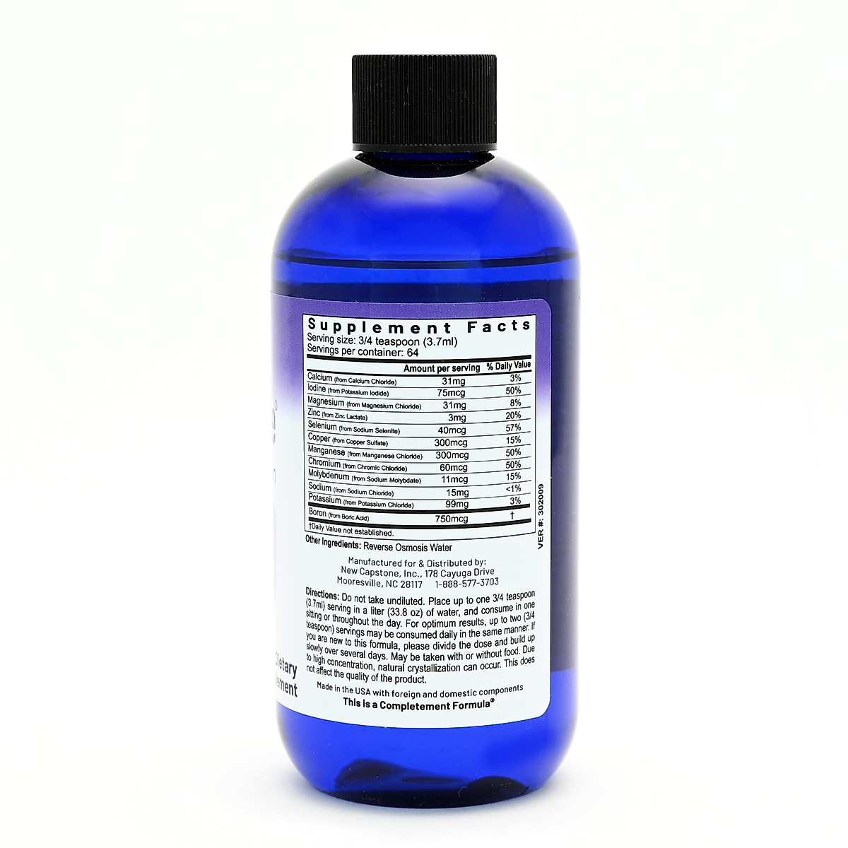 RnA ReSet - ReMyte Mineral Solution, Liquid Multi Mineral, Electrolyte Solution, 12 Minerals Including Iodine, Selenium, Zinc, Magnesium, Boron, 240 ml - by Dr. Carolyn Dean (2-Pack)