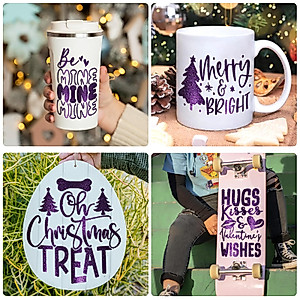 WRAPXPERT Chameleon Purple Permanent Vinyl 12" x5ft Metallic Purple Vinyl Roll Easy Cut and Peel Gradient Color Change Vinyl for Crafts Signs Lettering Graphics