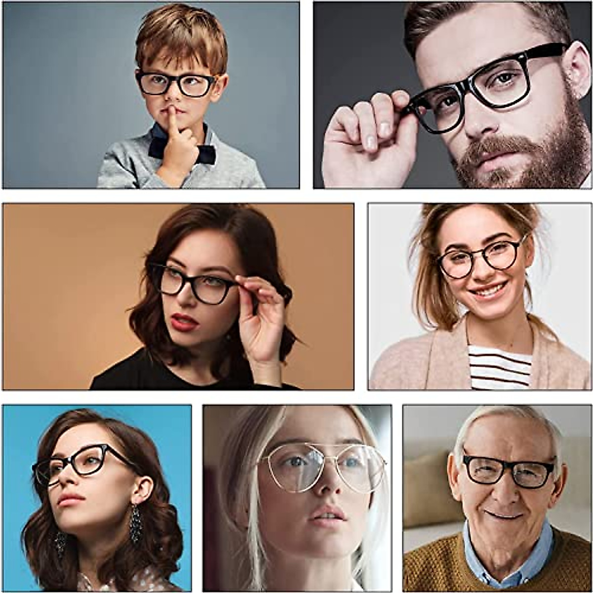 Eyeglass Repair Kit.24Pairs Glasses Nose Pads,Adhesive Anti Slip Nose Pads Relieve Pressure for Eyeglasses and Sunglasses(Black,Skin Tone,3 Shape,1.5mm).1Pcs Eyeglass Nose Pads Storage Box(Clear)