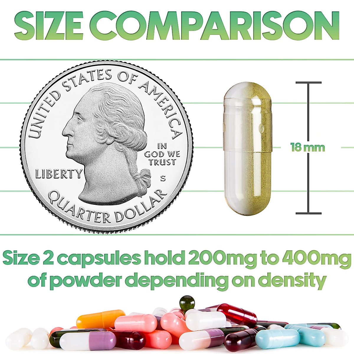 XPRS Nutra Size 2 Empty Capsules - 100 Count Empty Gelatin Capsules - Empty Pill Capsules - DIY Capsule Filling - Pure Bovine Pill Capsules Empty Gel Caps (Orange)